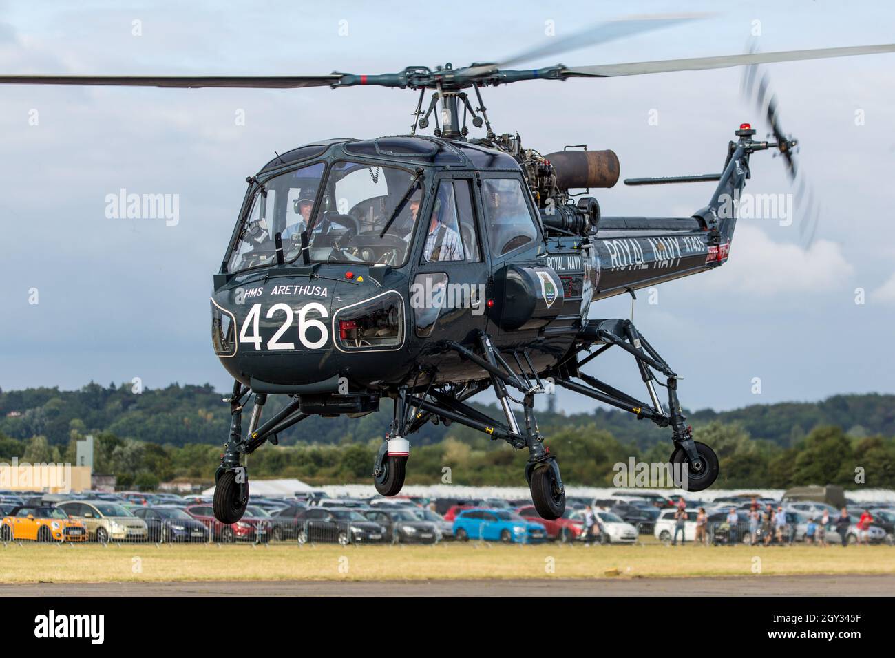 Westland Wasp flying at Abingdon Stock Photo - Alamy