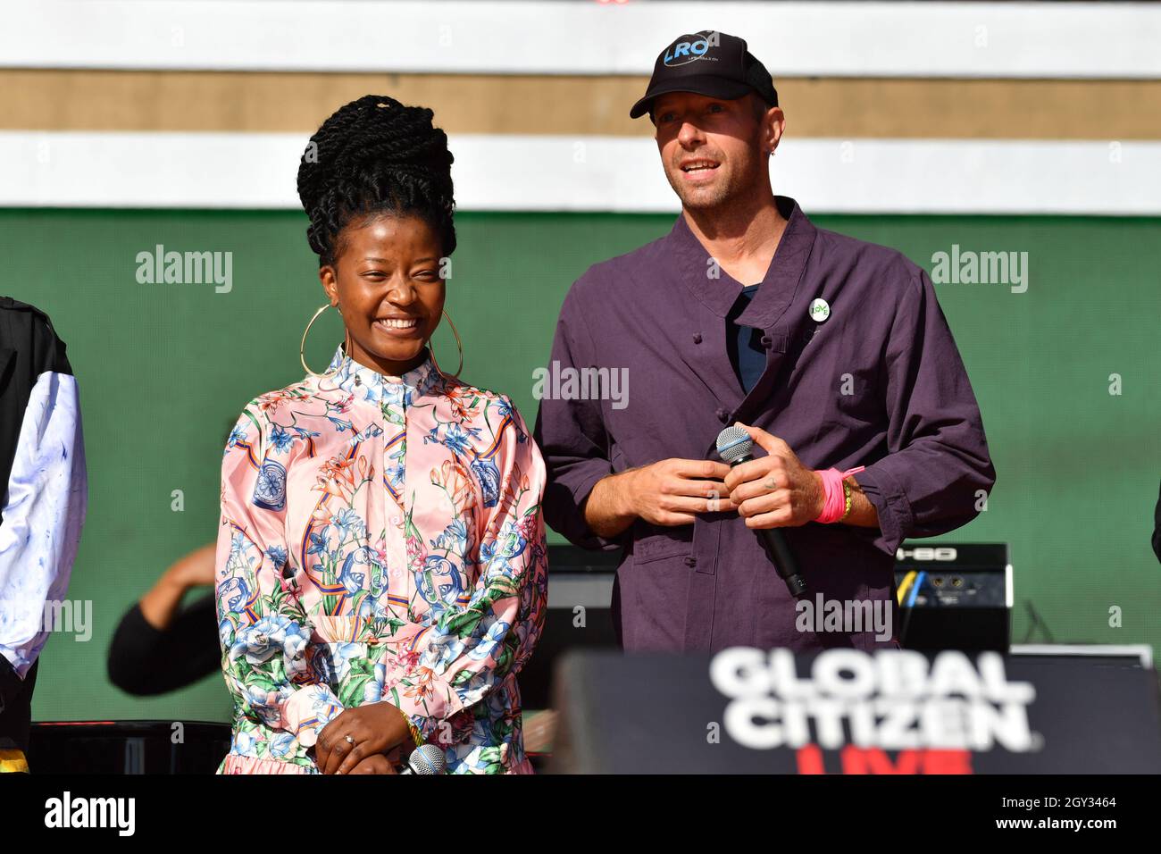 Esther Chungu, Chris Martin Stock Photo - Alamy