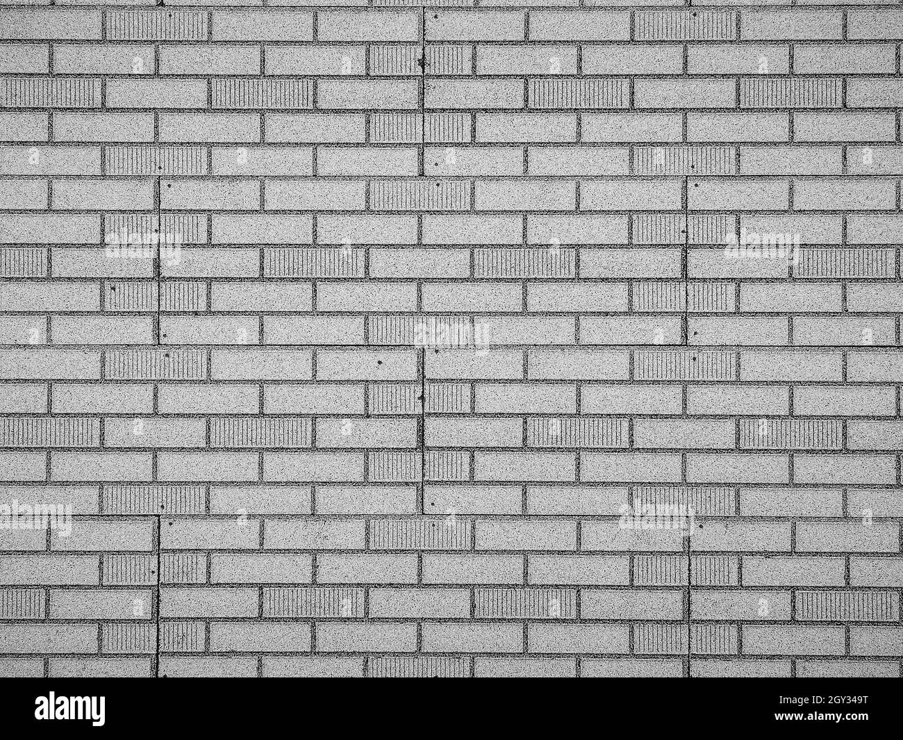 Gray wall texture with brick straight rows Stock Photo - Alamy