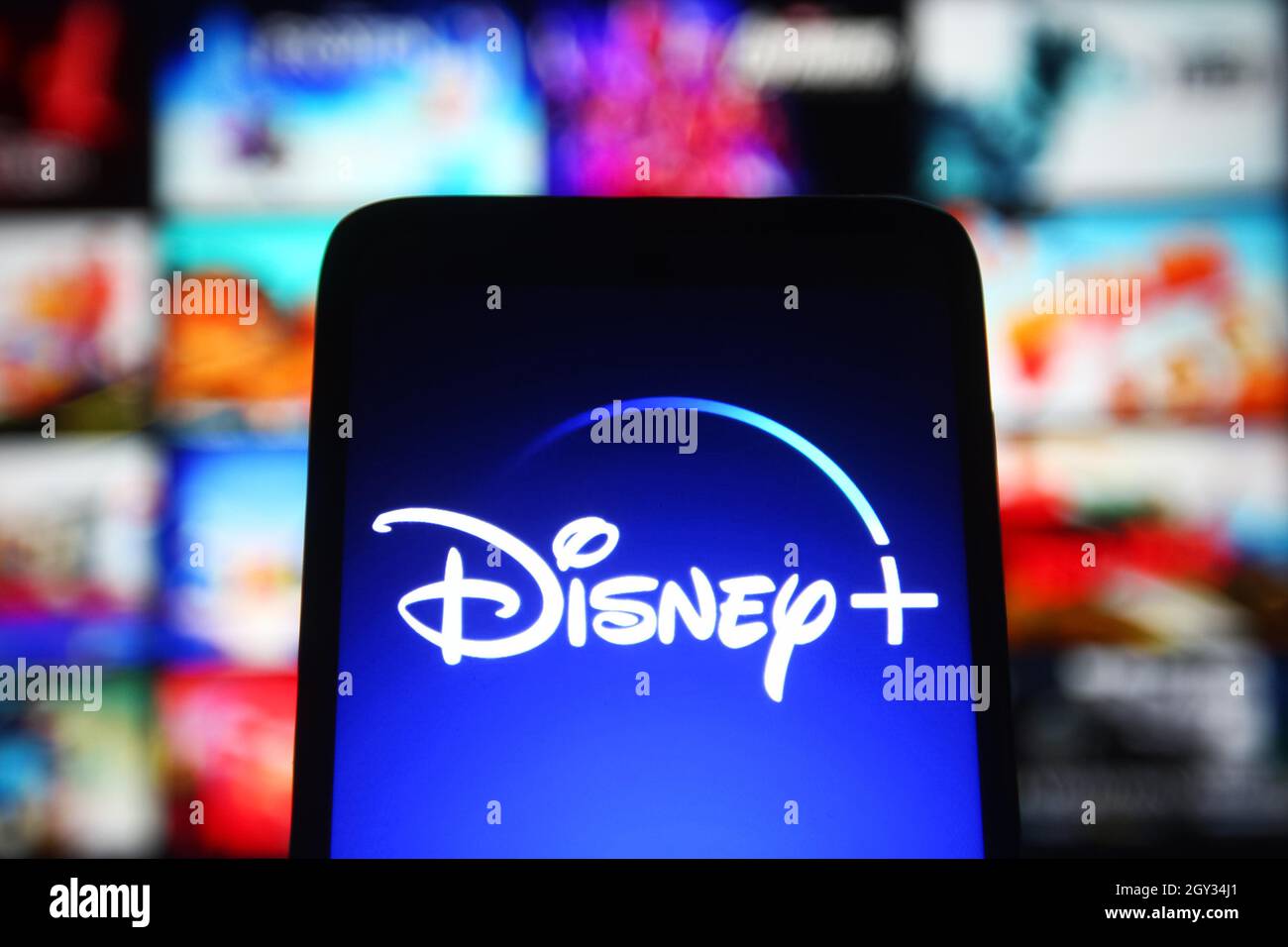 Disney plus logo hi-res stock photography and images - Alamy