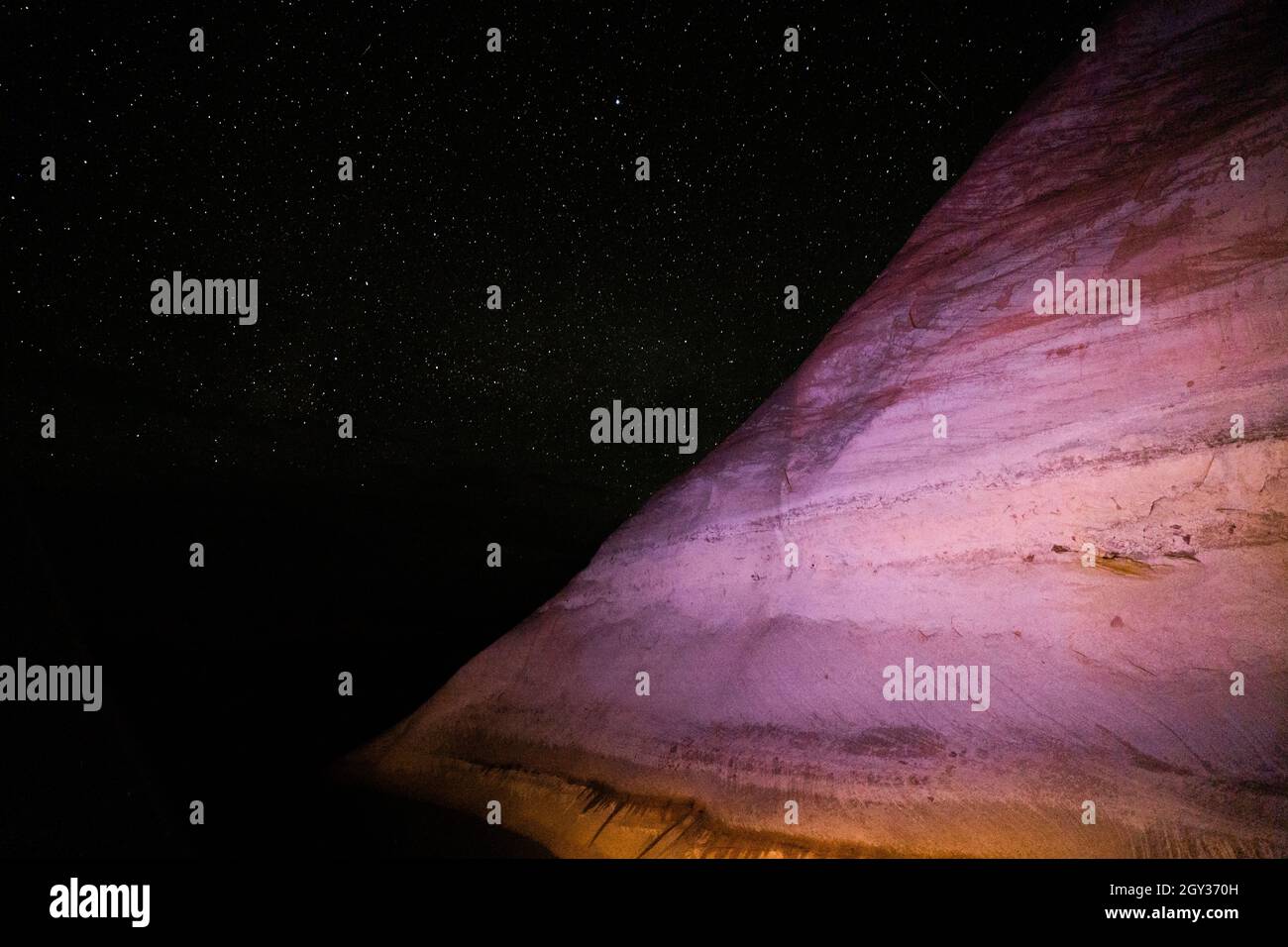 Lake Powell Starry Night Stock Photo - Alamy