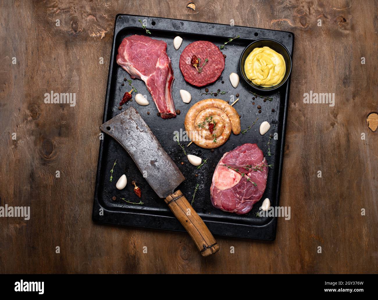 Different types meat in hi-res stock photography and images - Alamy