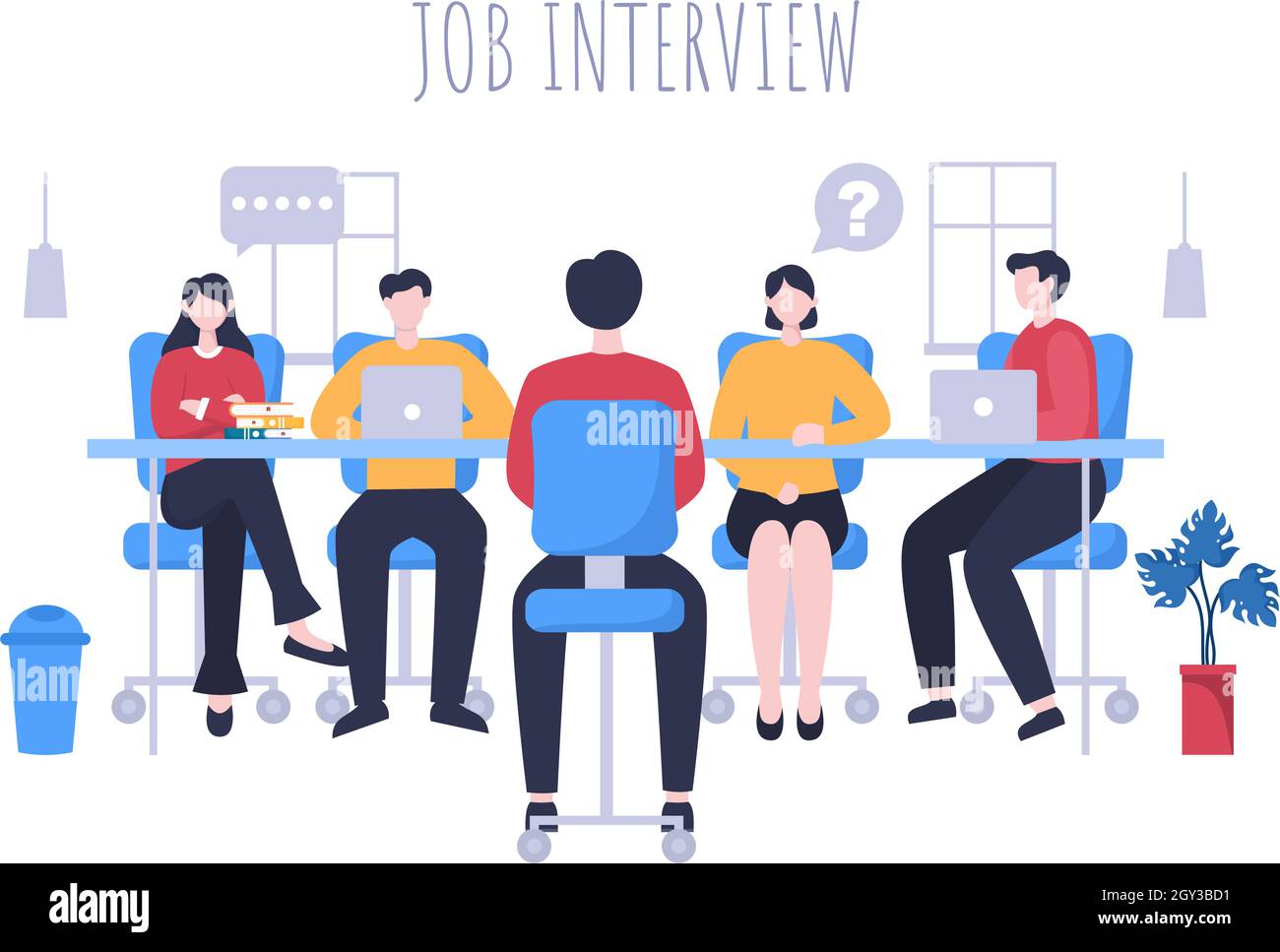 Human resources department cartoon Stock Vector Images - Alamy