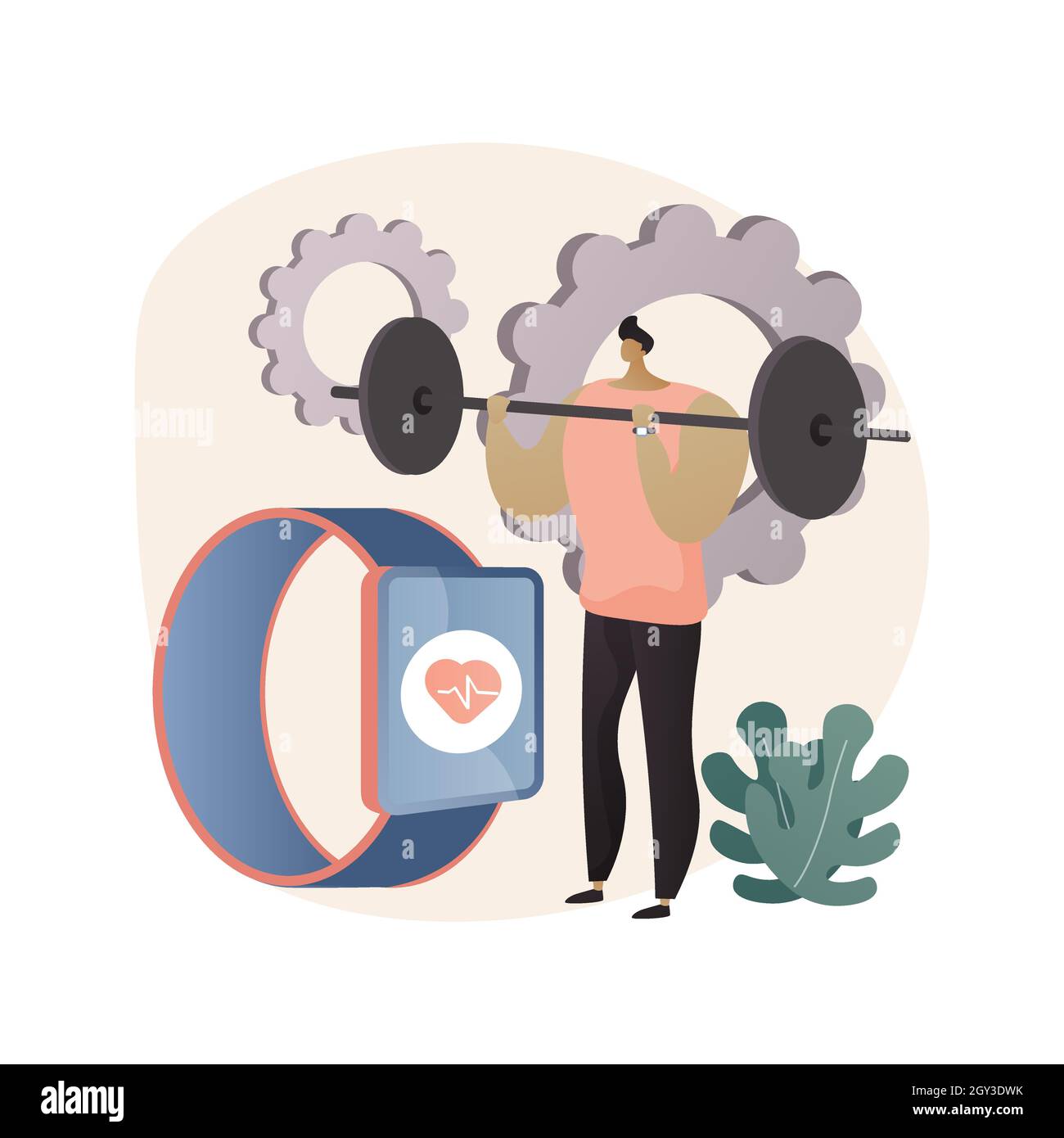 Smart training abstract concept vector illustration Stock Vector Image ...