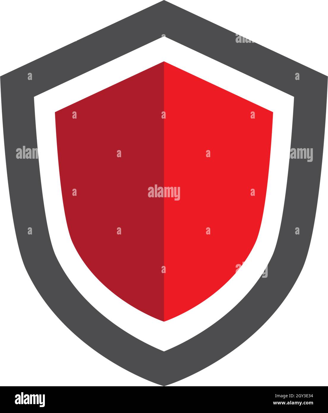 Shield symbol logo template vector illustration Stock Vector Image ...