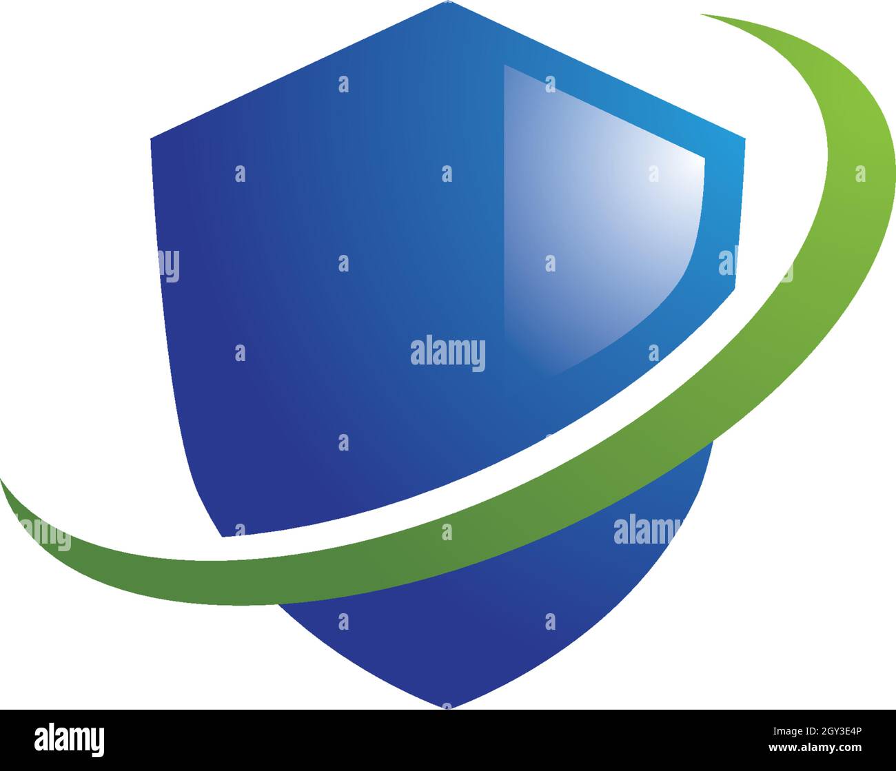 Shield symbol logo template vector illustration Stock Vector Image ...