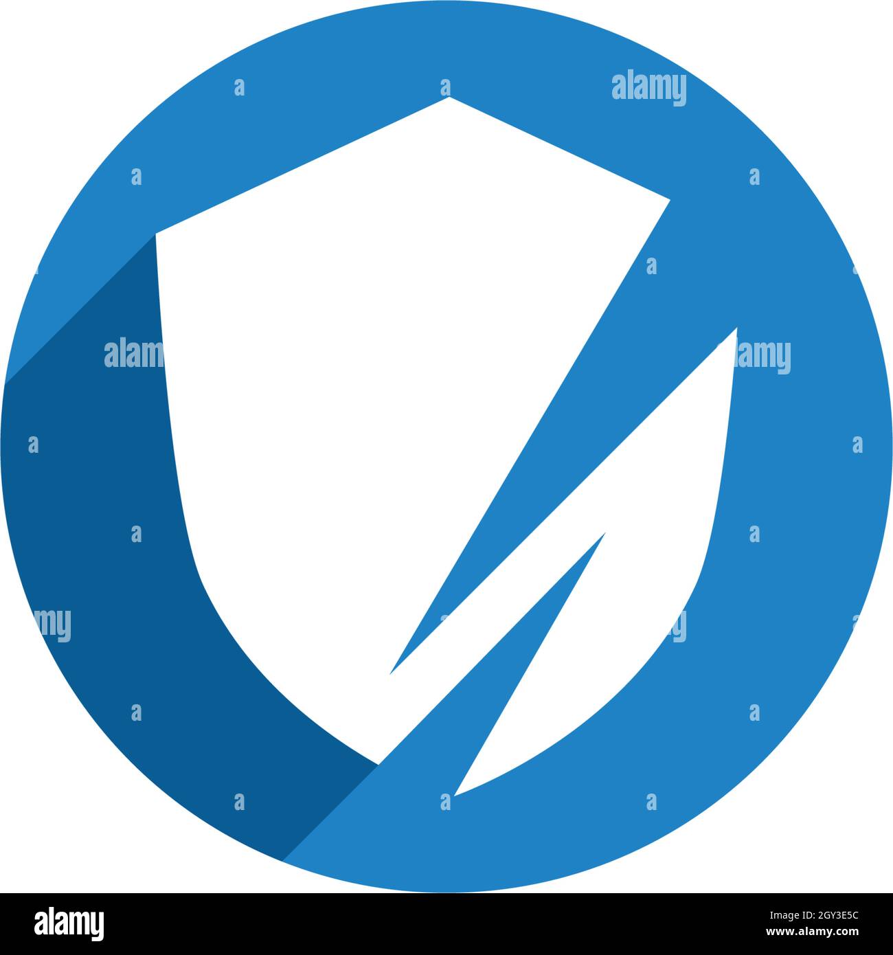 Shield symbol logo template vector illustration Stock Vector Image ...