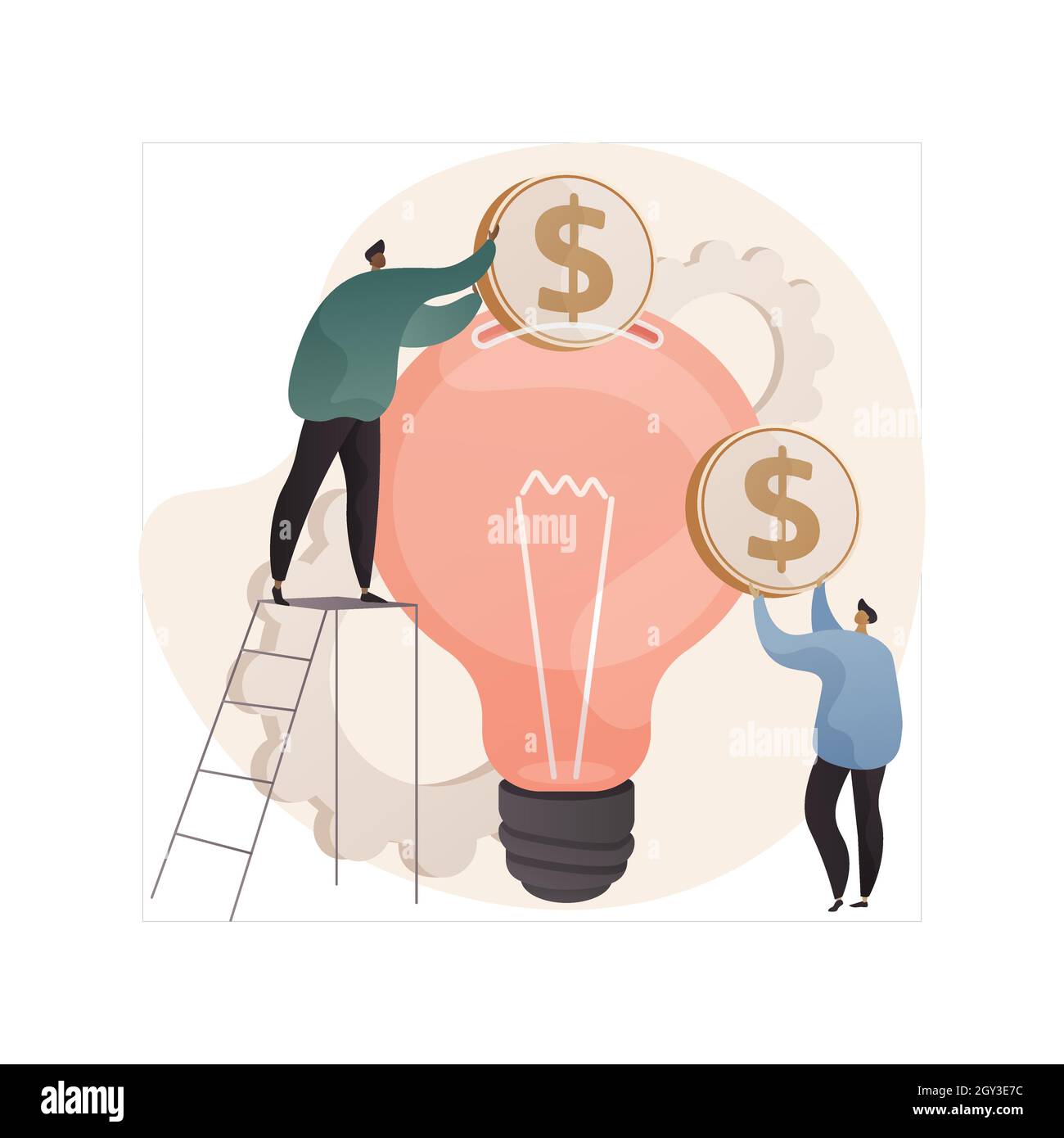 Venture investment abstract concept vector illustration Stock Vector ...