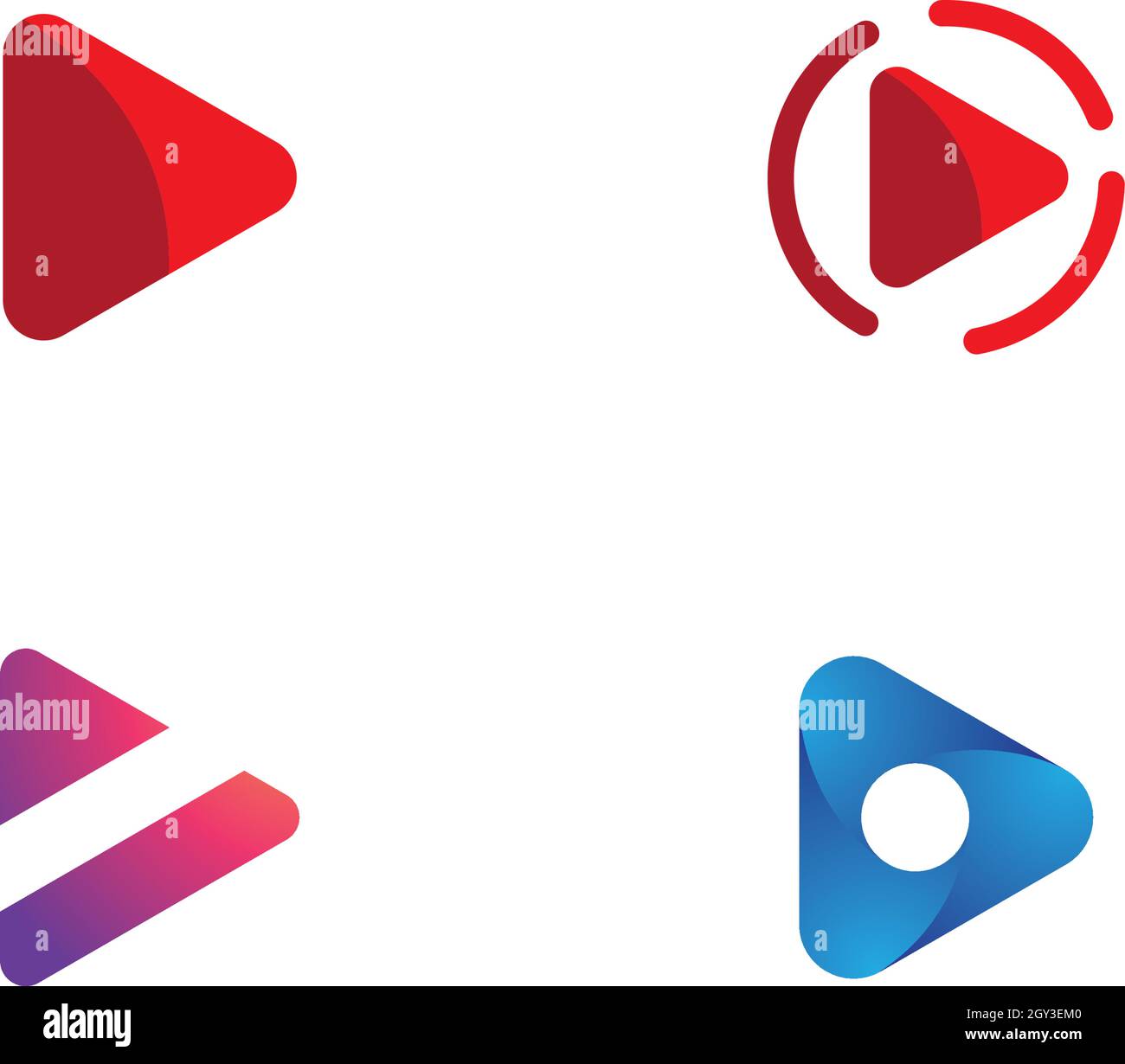 play logo Vector icon template Stock Vector Image & Art - Alamy