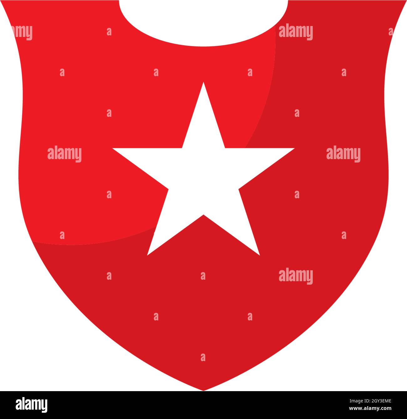 Shield symbol logo template vector illustration Stock Vector Image ...