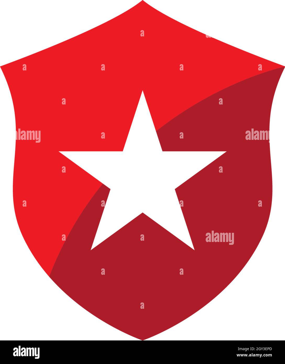 Shield symbol logo template vector illustration Stock Vector Image ...