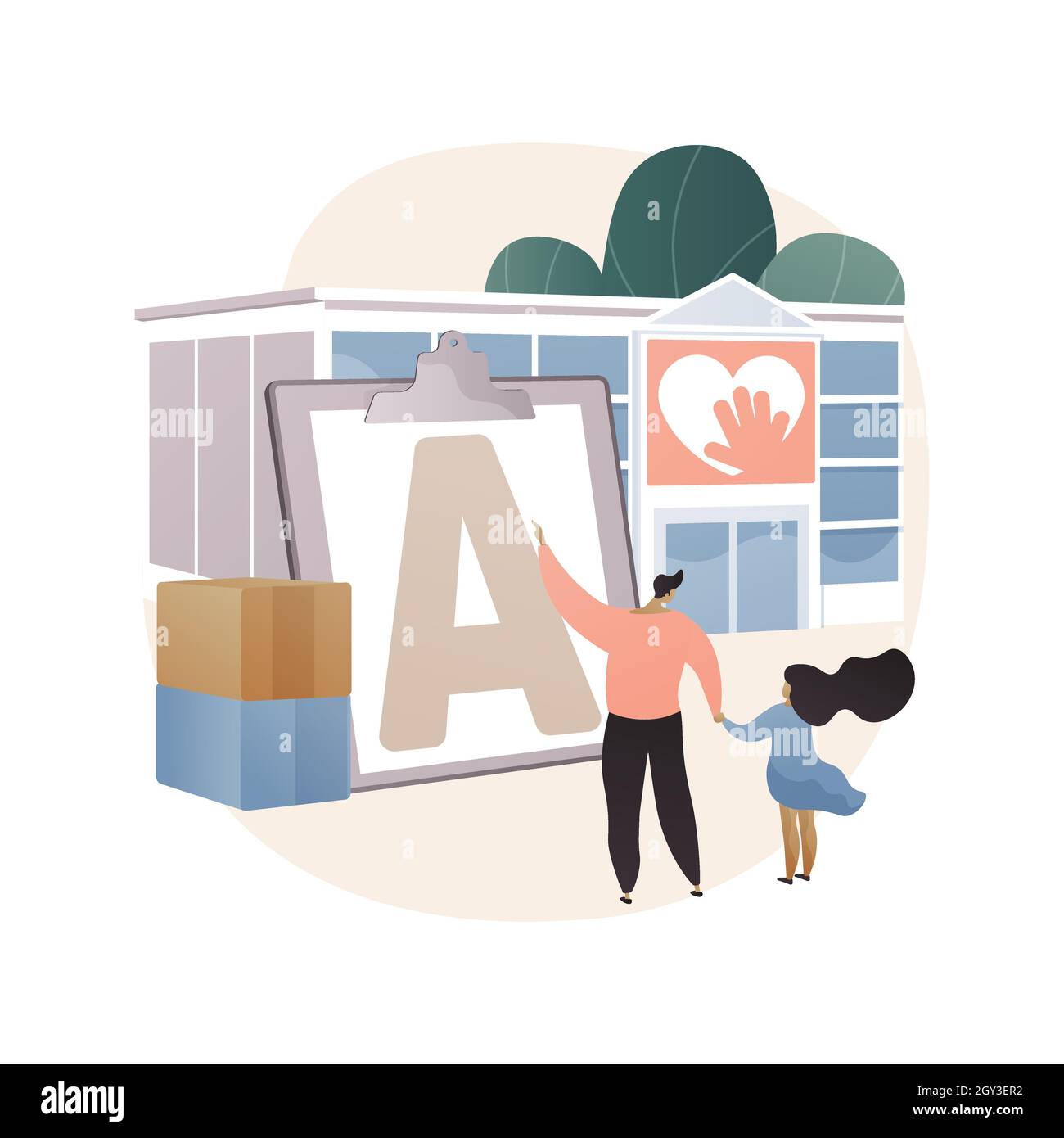 Autism center abstract concept vector illustration Stock Vector Image ...