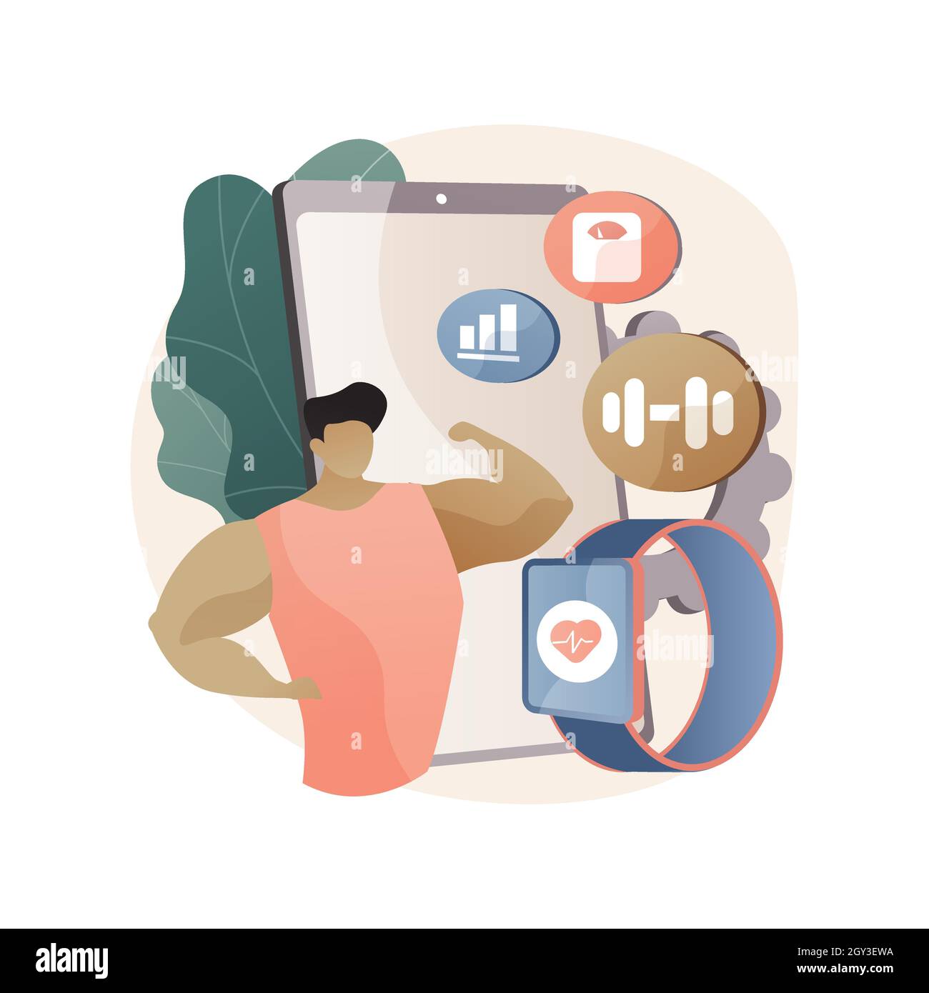 Smart training abstract concept vector illustration Stock Vector Image ...