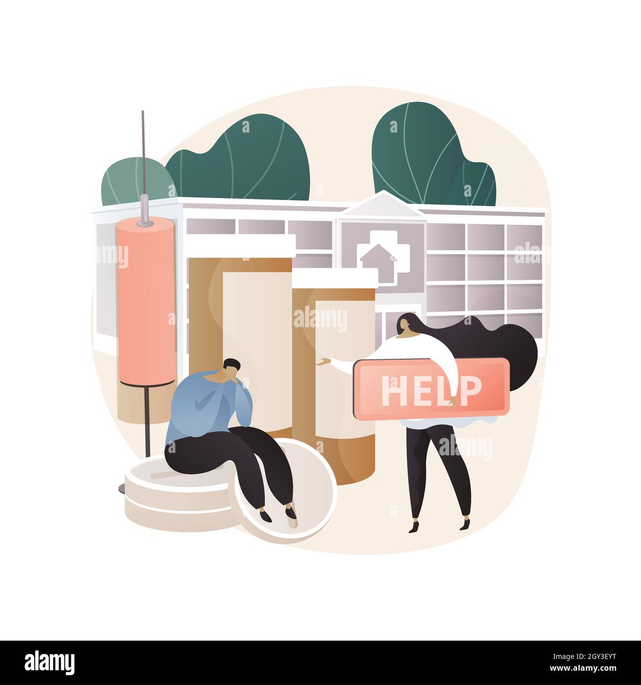 Drug rehabilitation center Cut Out Stock Images & Pictures - Alamy