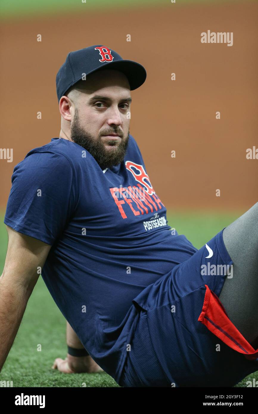 St. Petersburg, FL. USA; Boston Red Sox third baseman Travis Shaw (23 ...