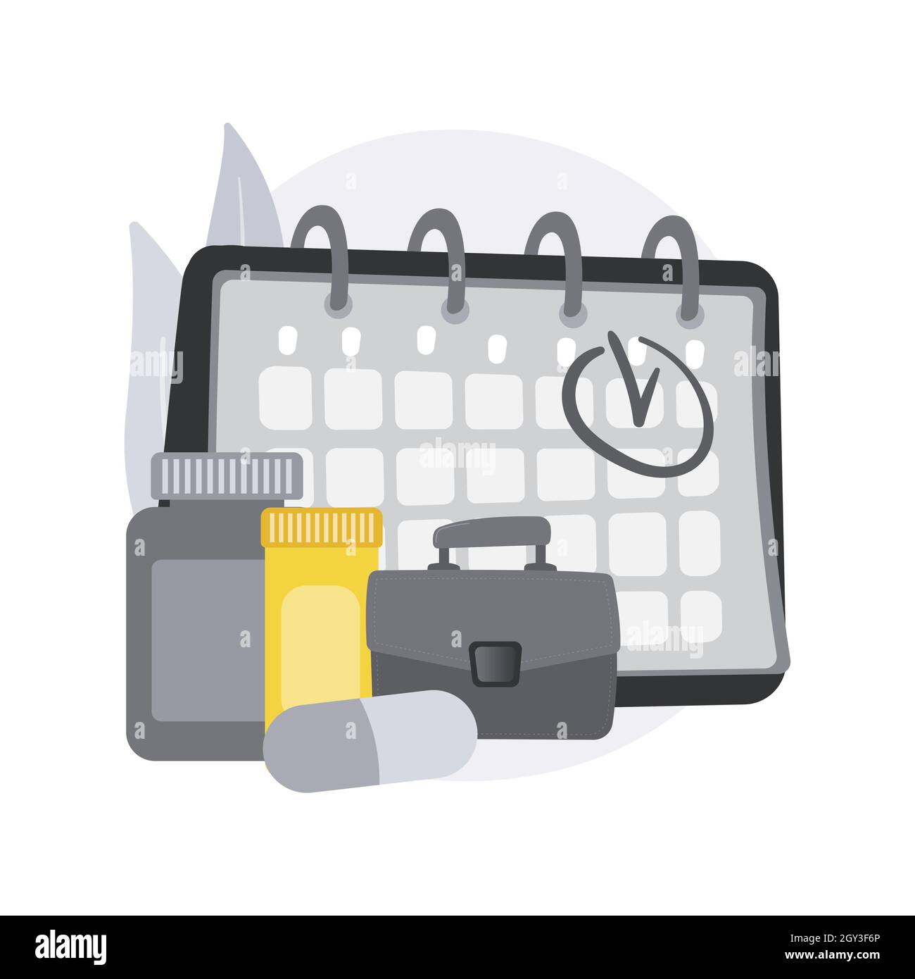 Sick leave abstract concept vector illustration Stock Vector Image ...