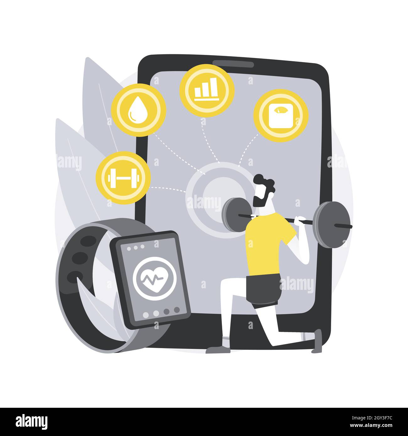 Smart training abstract concept vector illustration Stock Vector Image ...
