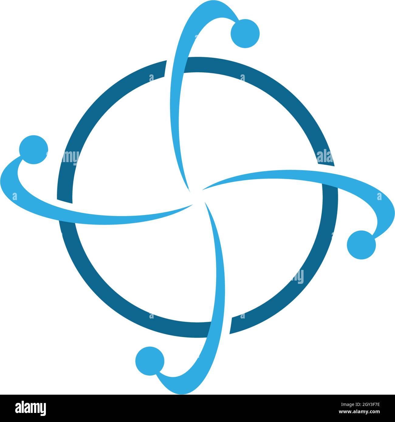 Business technology logo template vector Stock Vector Image & Art - Alamy