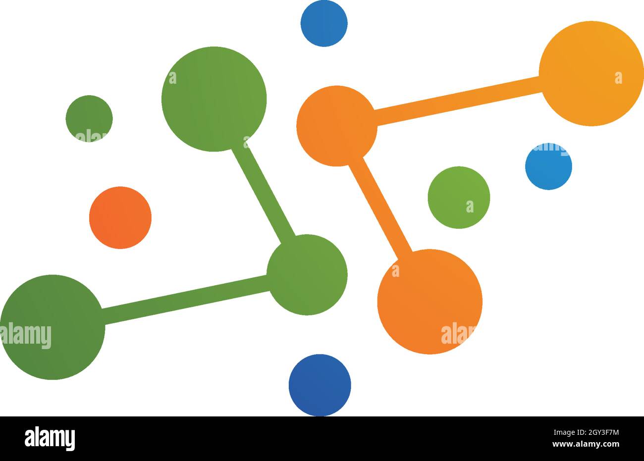 molecule logo vector icon template Stock Vector Image & Art - Alamy