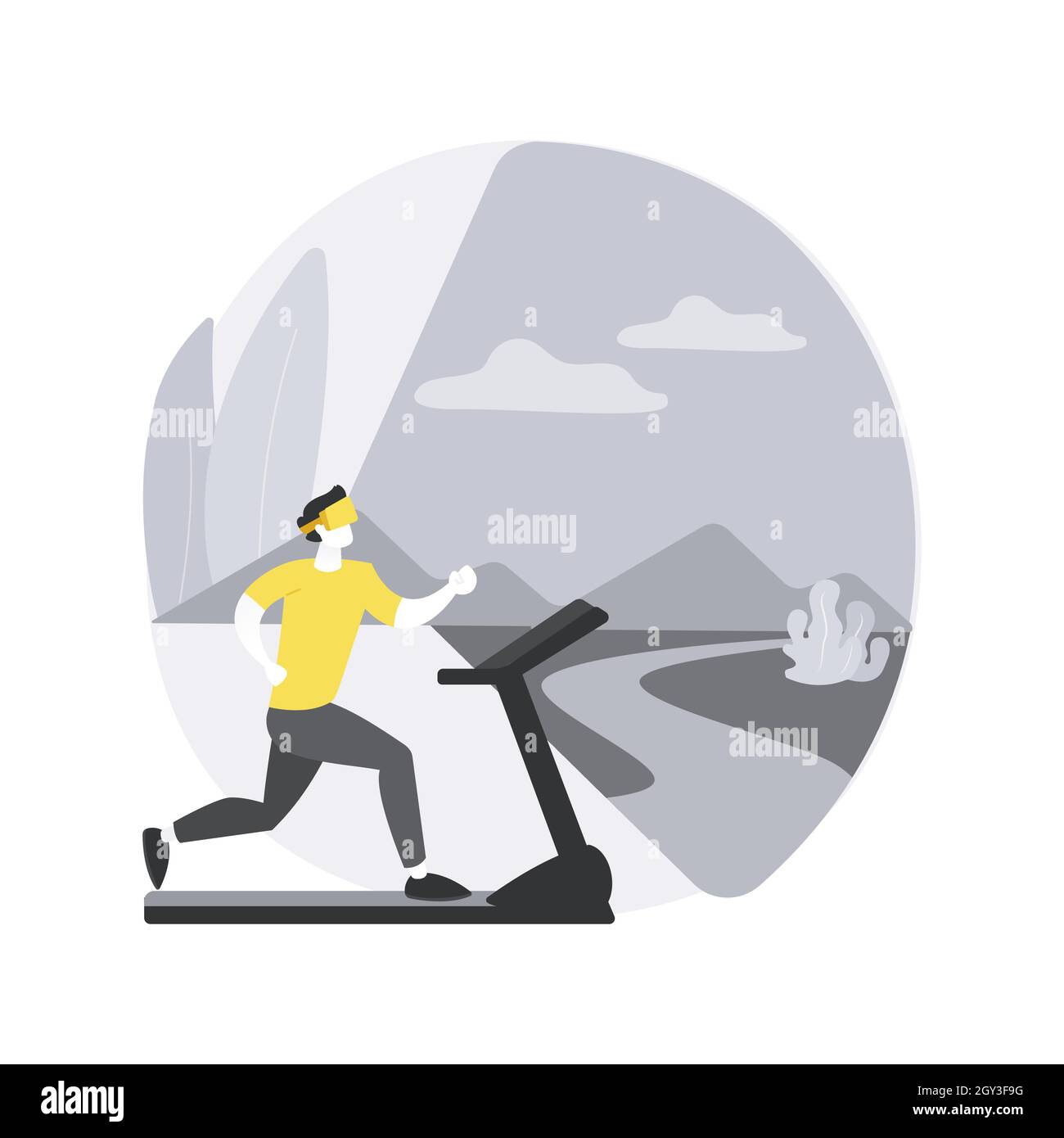 Gym experience Stock Vector Images - Alamy
