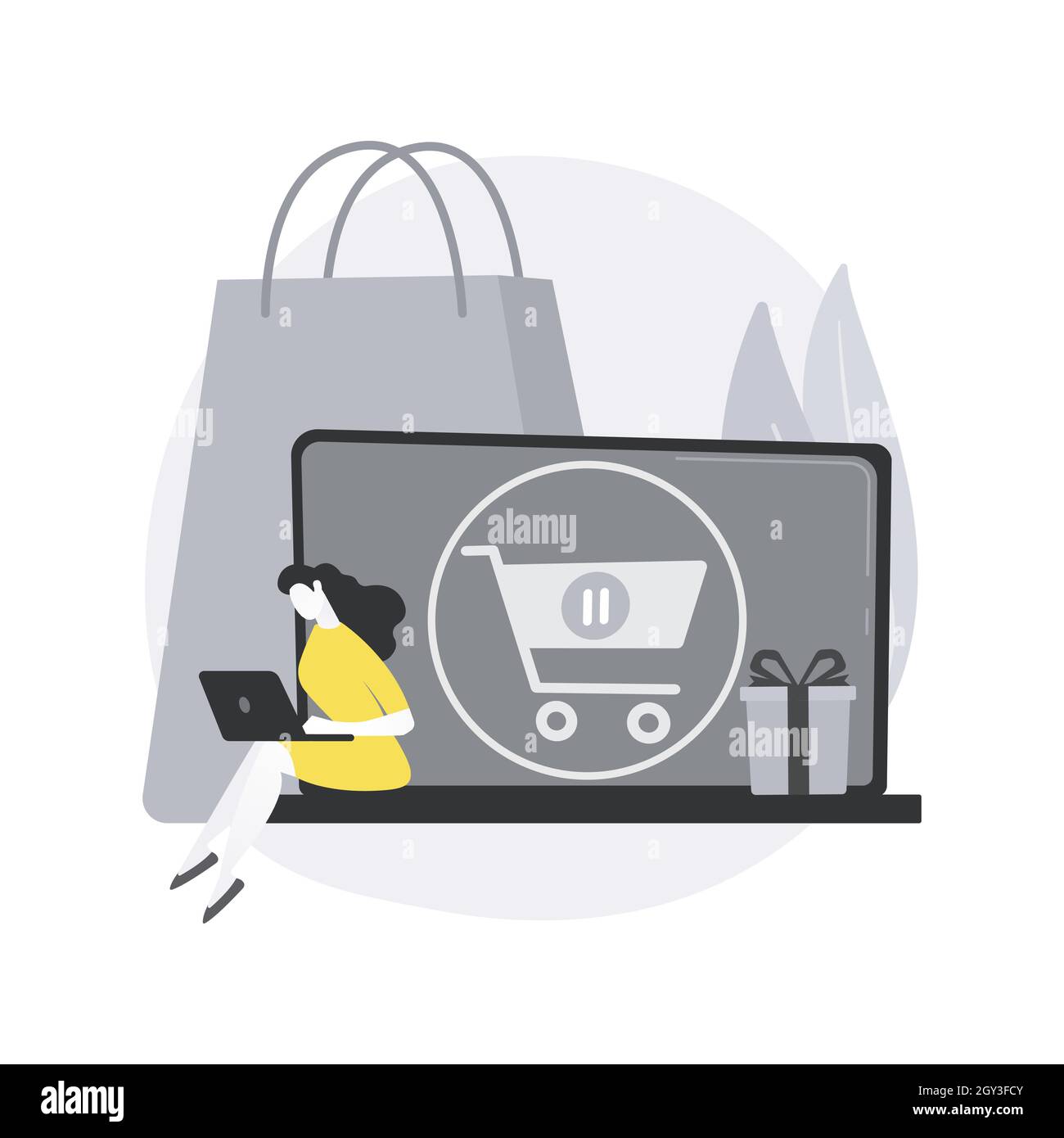 Order on hold abstract concept vector illustration Stock Vector Image ...