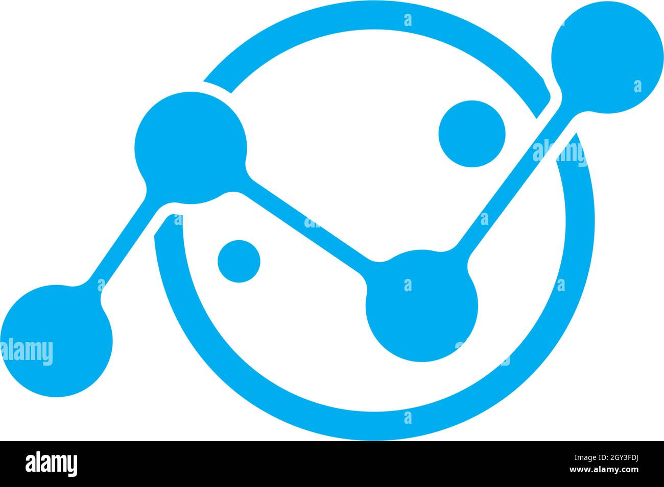 molecule logo vector icon template Stock Vector Image & Art - Alamy
