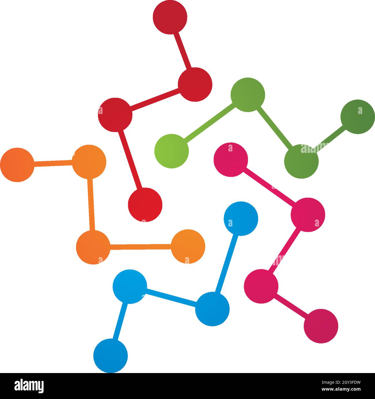 molecule logo vector icon template Stock Vector Image & Art - Alamy