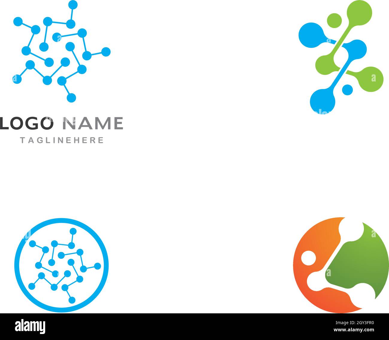 molecule logo vector icon template Stock Vector Image & Art - Alamy