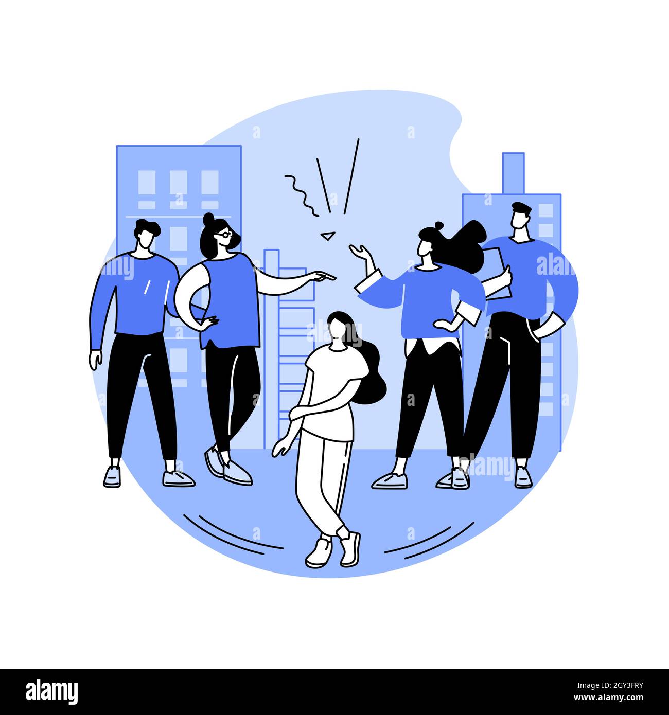 Marginalization abstract concept vector illustration Stock Vector Image ...