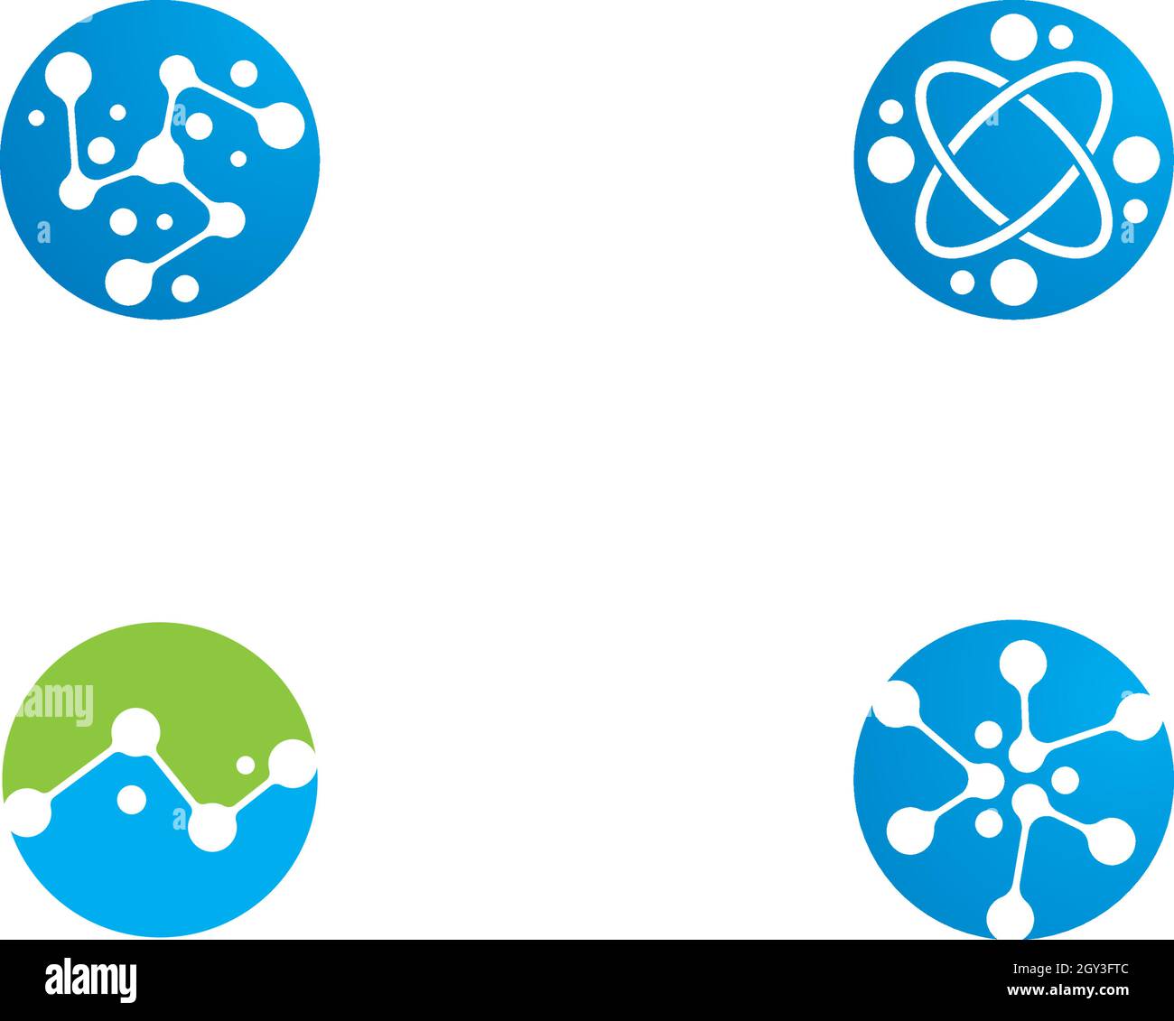 molecule logo vector icon template Stock Vector Image & Art - Alamy