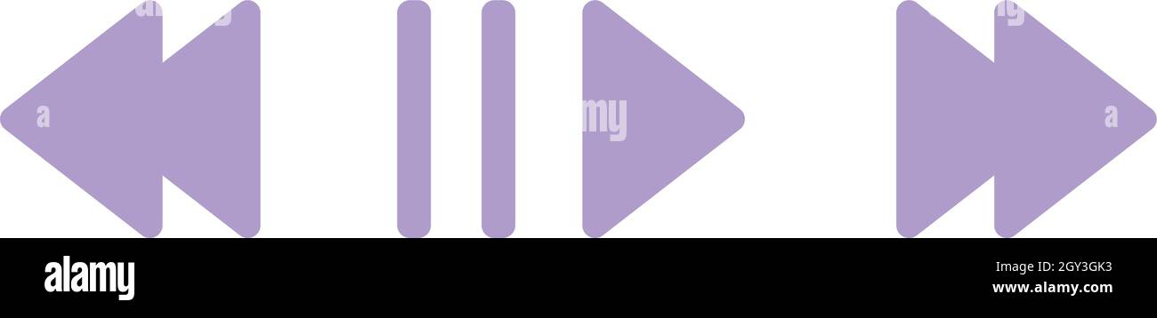 video play pause buttons Stock Vector Image & Art - Alamy
