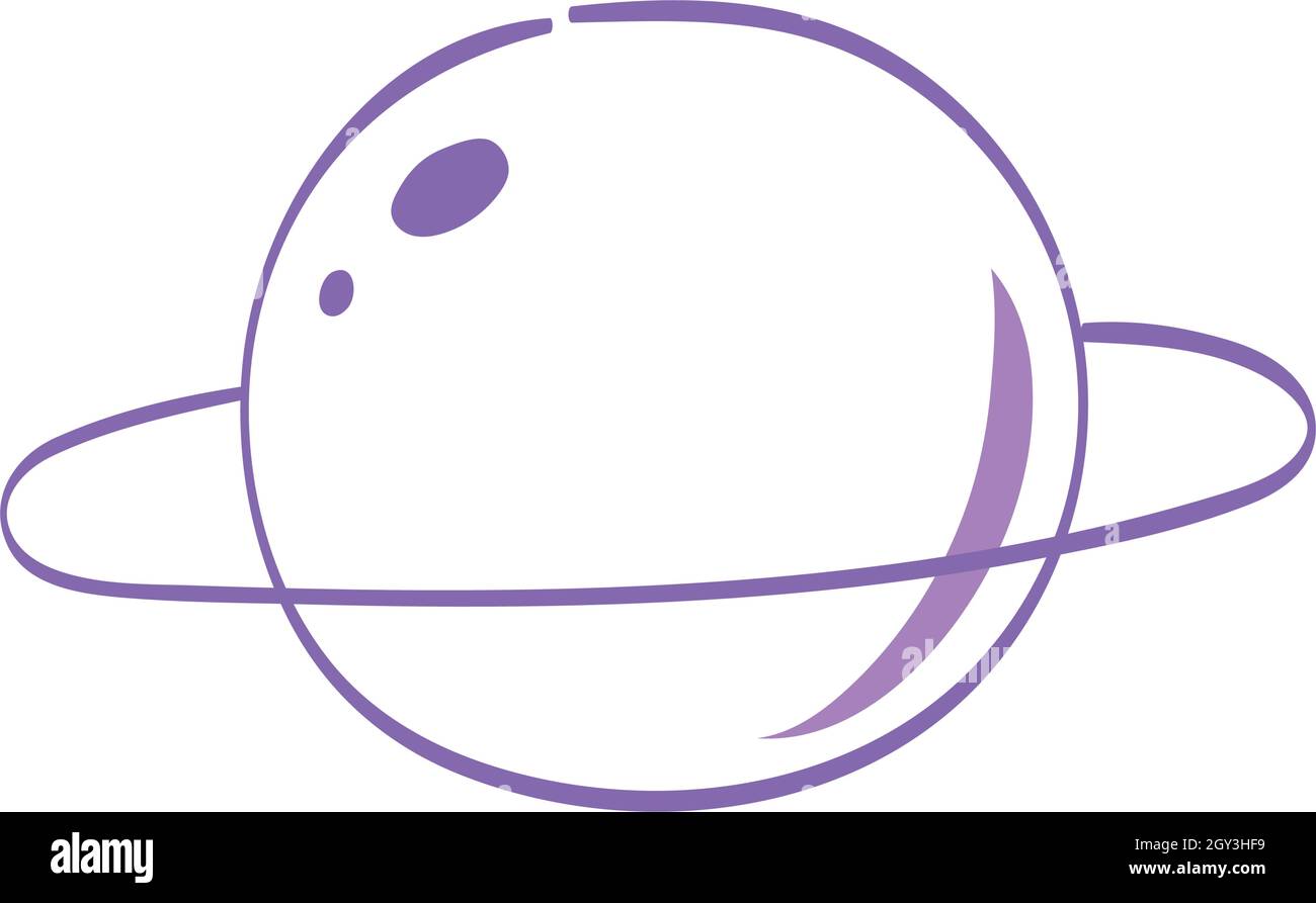 planet saturn line Stock Vector Image & Art - Alamy