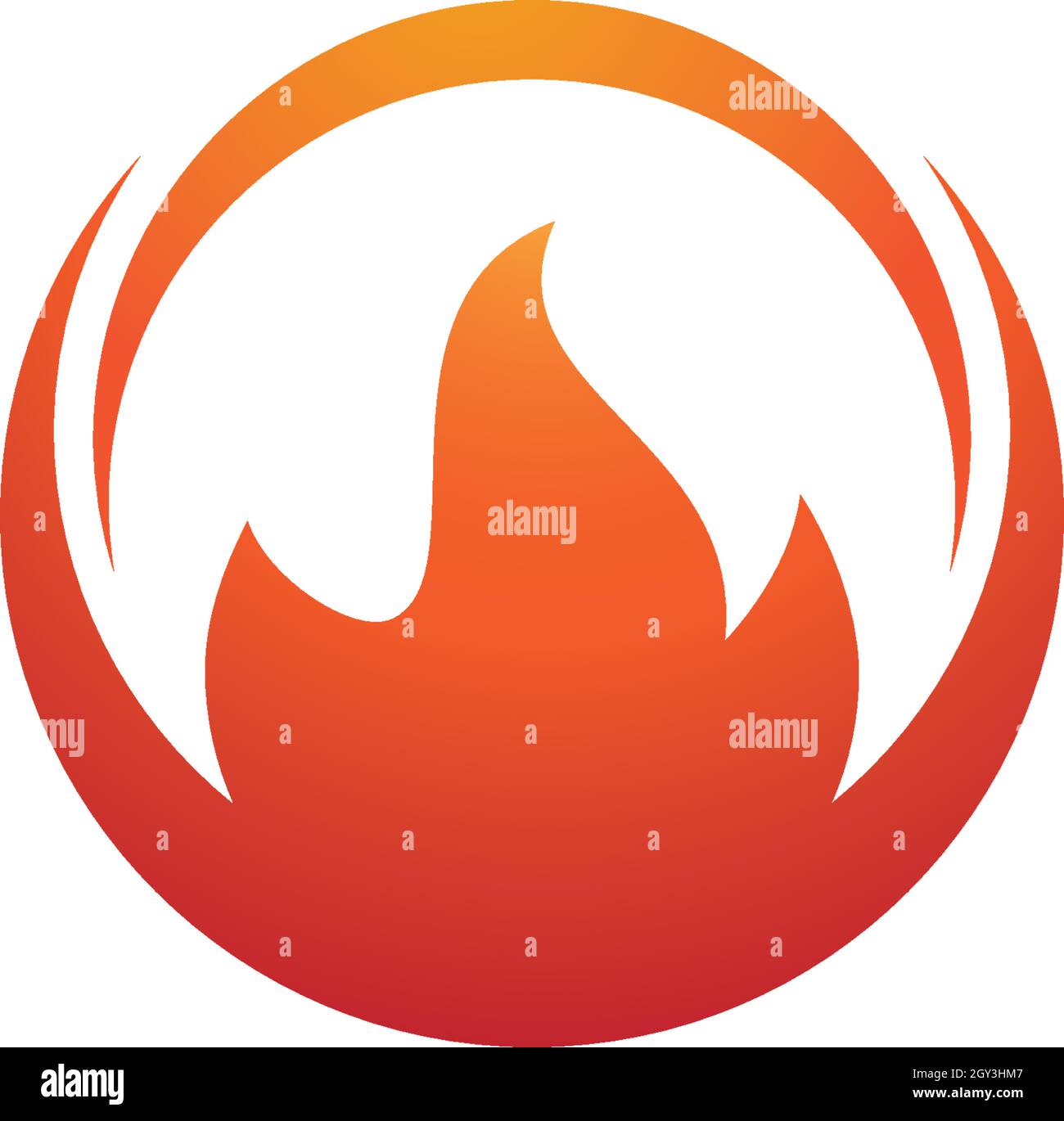Fire flame Logo Template vector icon Oil, gas and energy logo concept ...