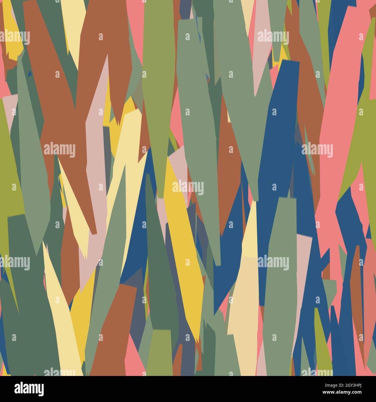 Seamless funky expressive and energetic paper cut out collage surface ...