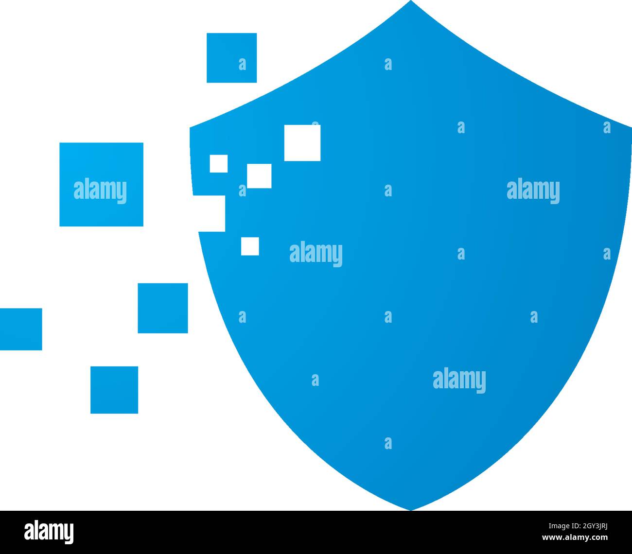 Shield symbol logo template vector illustration Stock Vector Image ...