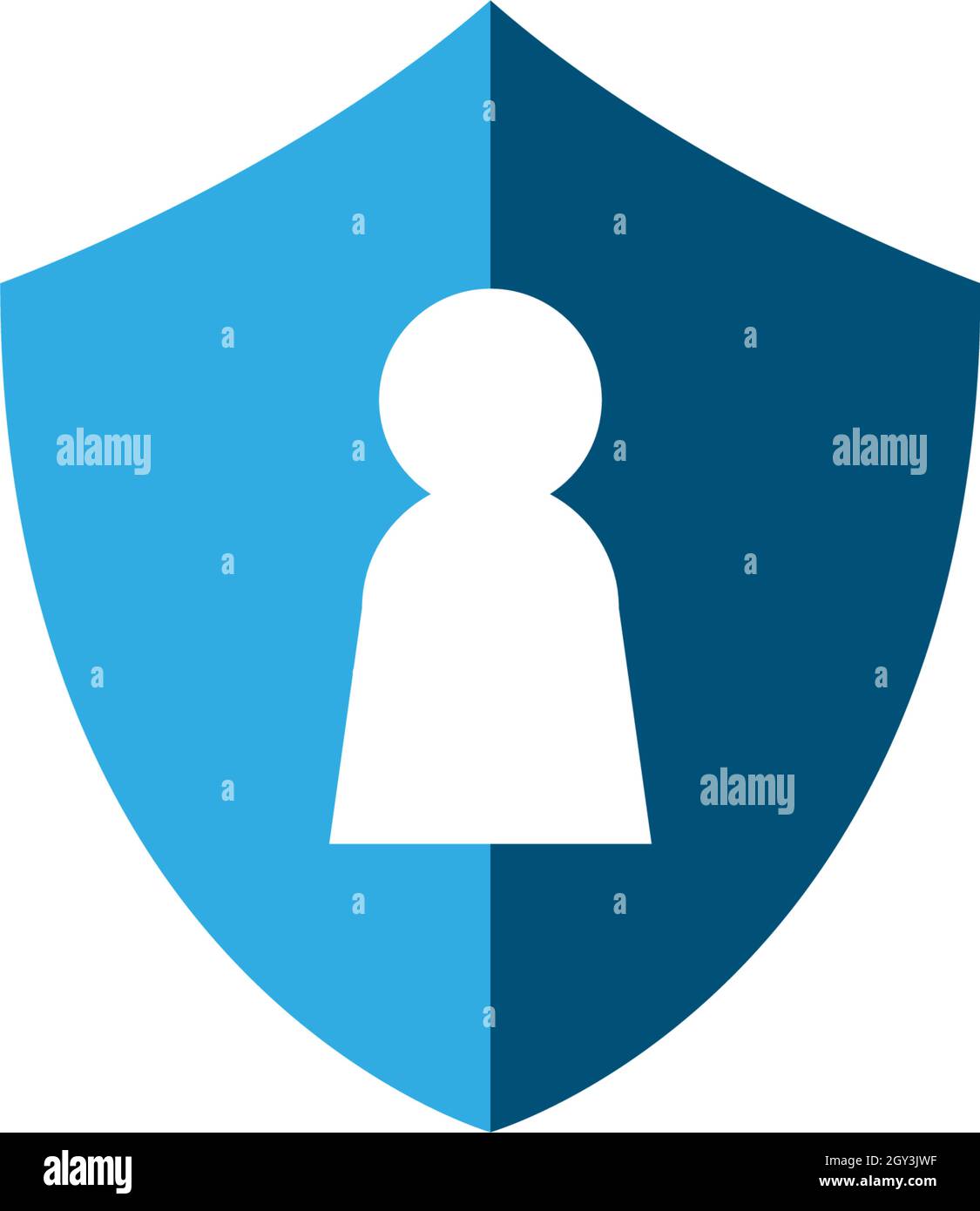 Shield symbol logo template vector illustration Stock Vector Image ...