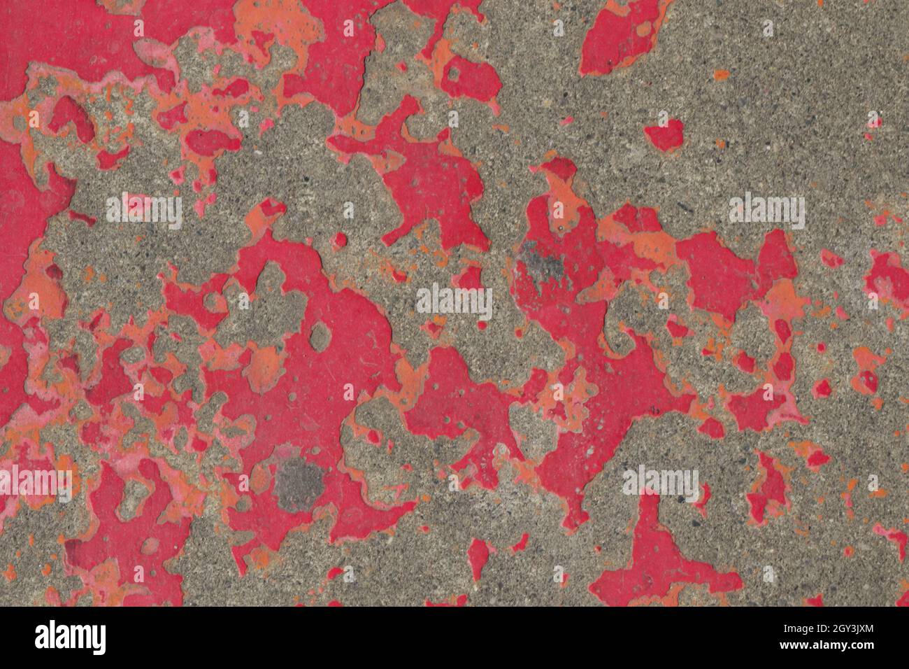 Old color on the wall background, texture and pattern of the red color ...