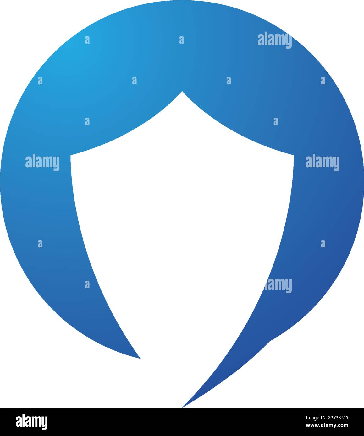 Shield symbol logo template vector illustration Stock Vector Image ...