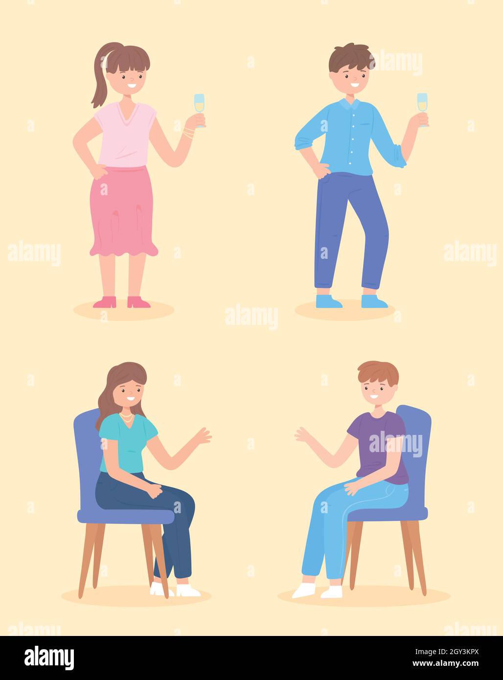 Women singles Stock Vector Images - Alamy