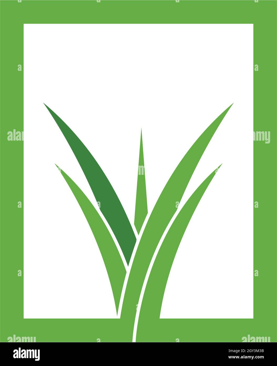 Grass logo vector template Stock Vector Image & Art - Alamy