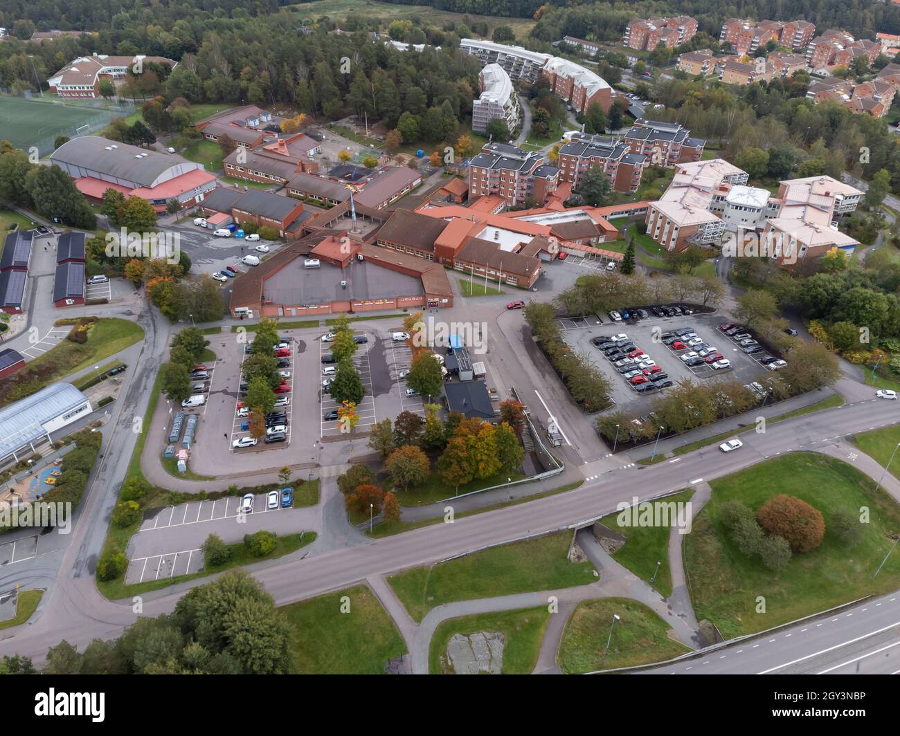 Europe village aerial shops hi-res stock photography and images - Alamy