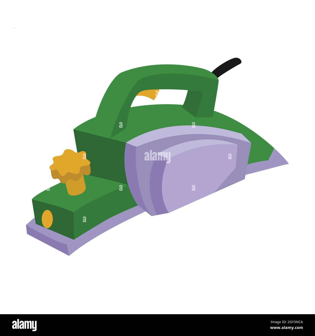 Illustration of a wood shaving machine flat design Stock Vector Image ...