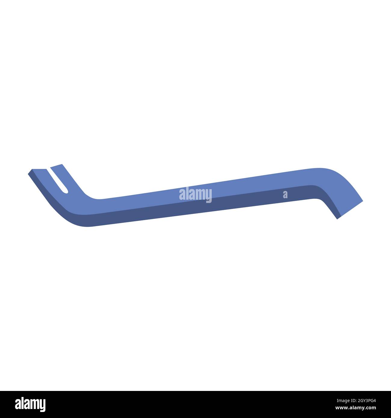 Crowbar tool Stock Vector Images - Alamy