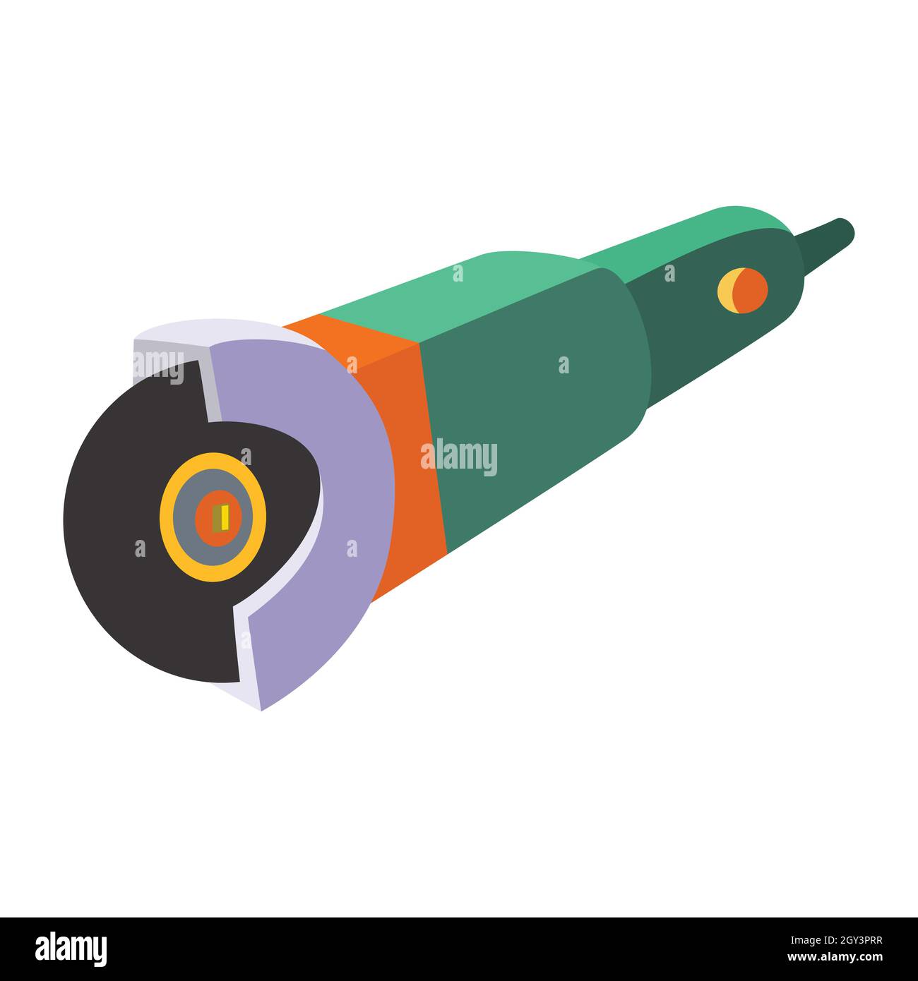 vector illustration of a flat design grinding machine Stock Vector ...