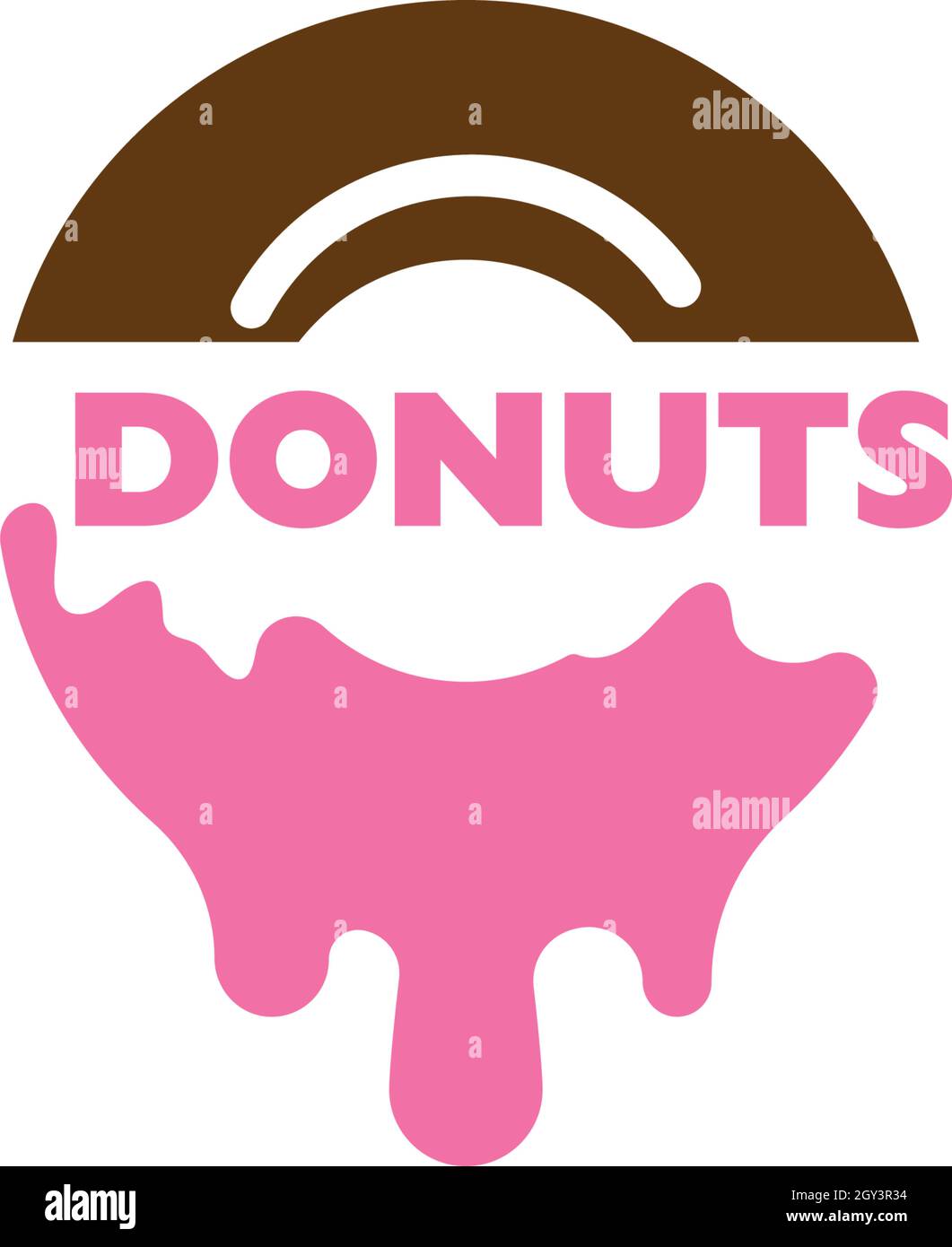 Donuts logo vector template Stock Vector Image & Art - Alamy