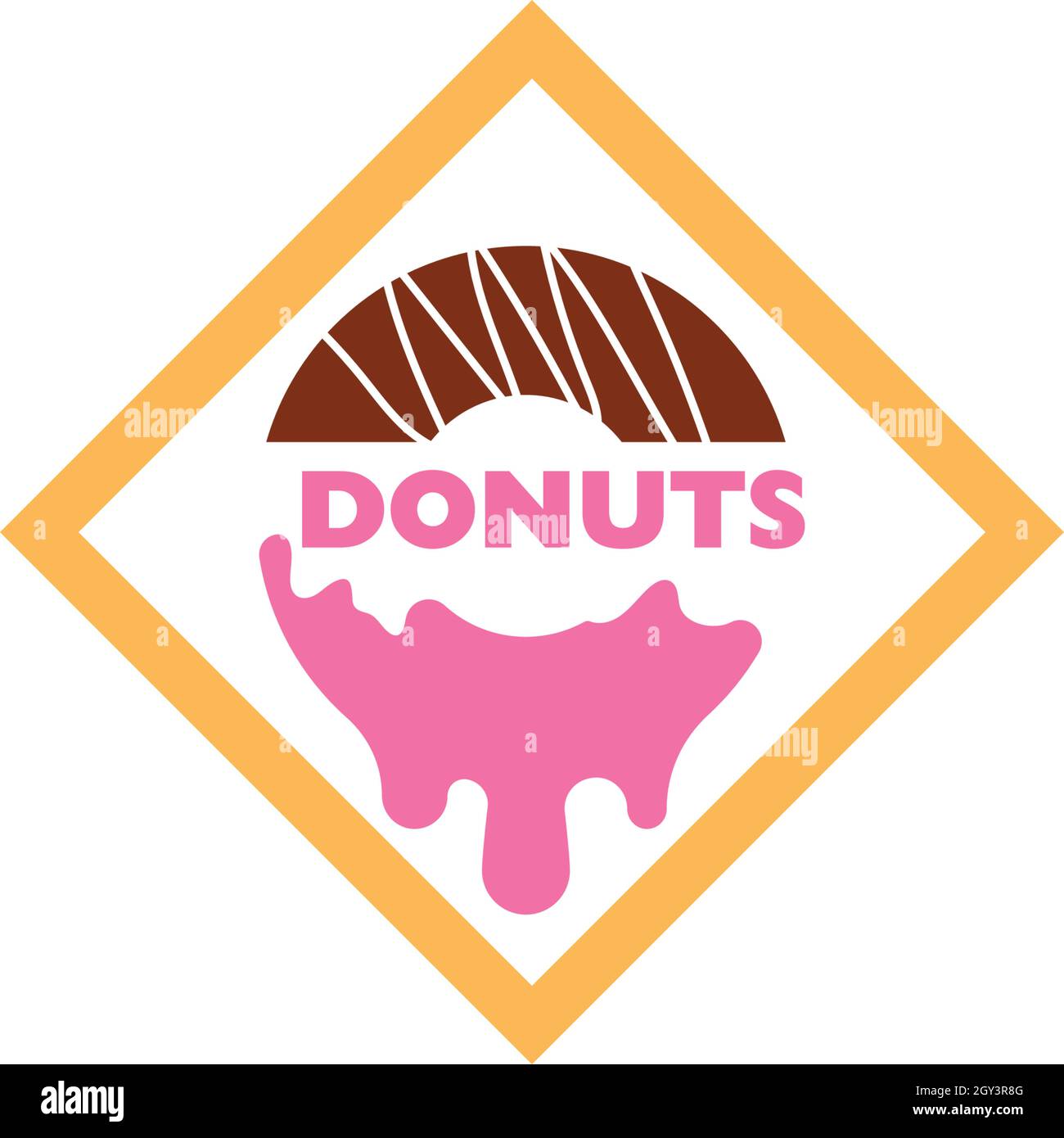 Donuts logo vector template Stock Vector Image & Art - Alamy