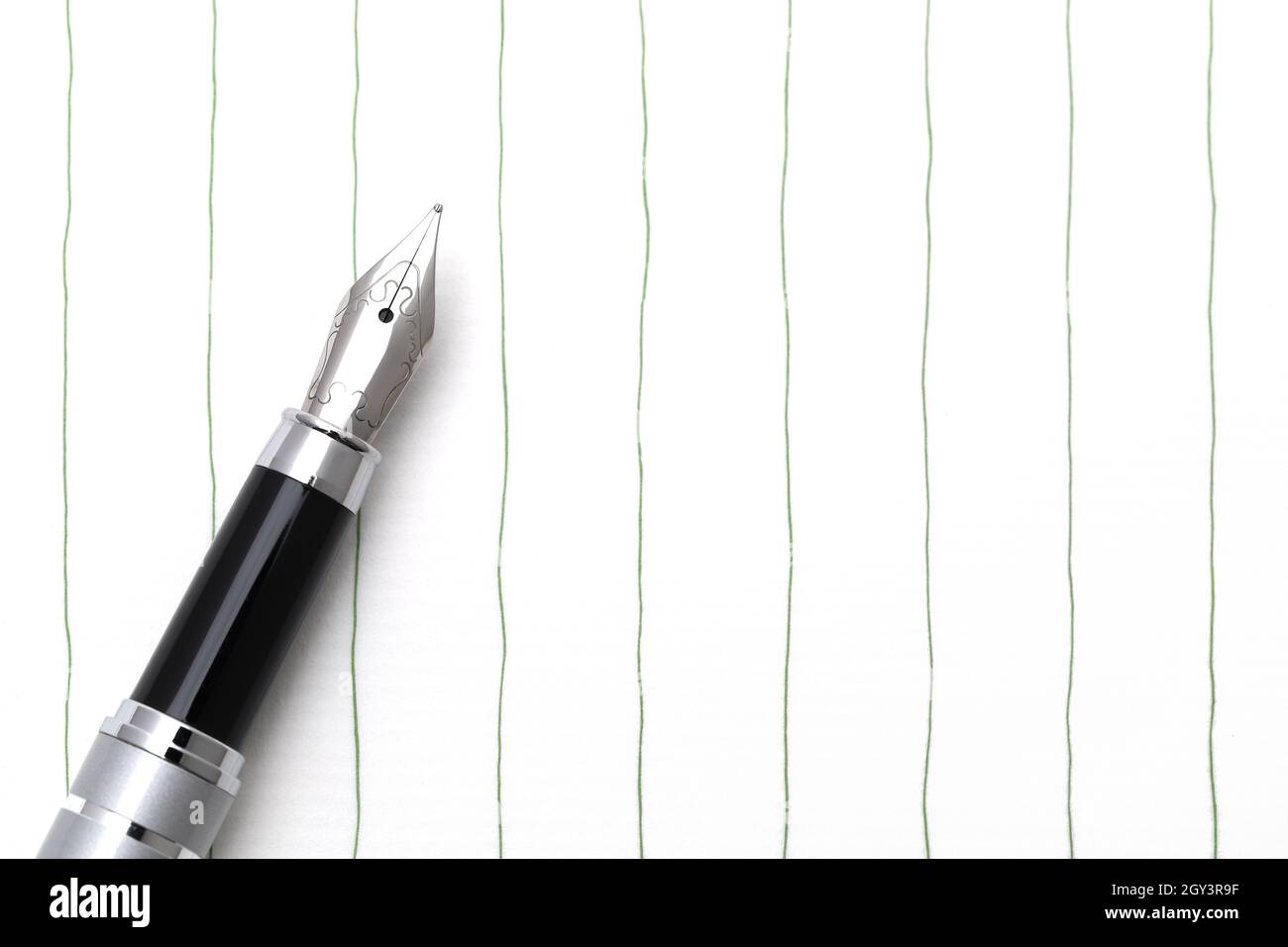 Fountain Pen Writing Alphabet