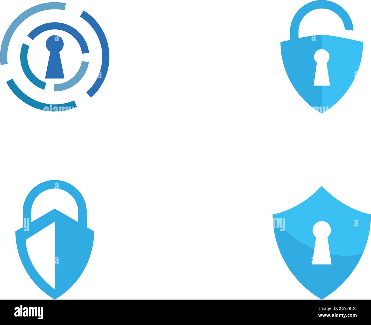 Shield symbol logo template vector illustration Stock Vector Image ...