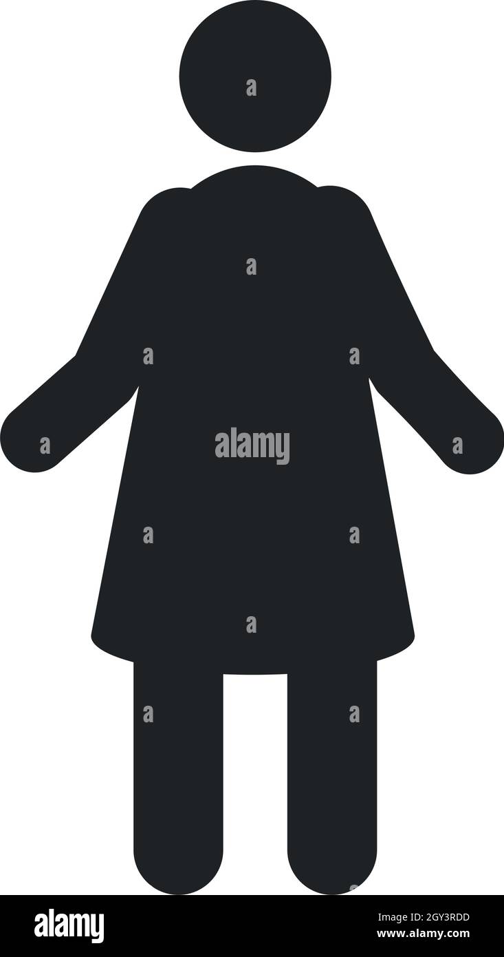 pictogram female icon Stock Vector Image & Art - Alamy