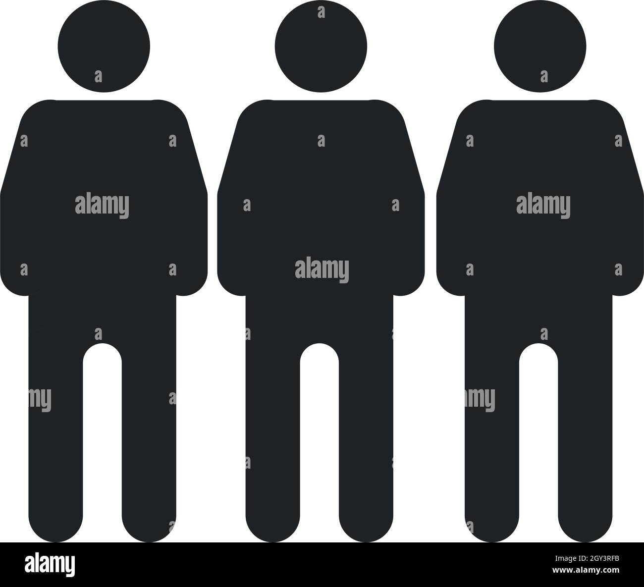 group people pictogram Stock Vector Image & Art - Alamy